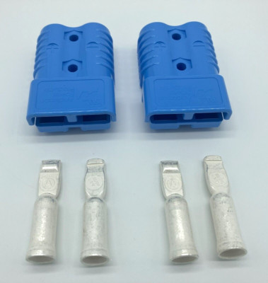 SB175 Blue Anderson Connector Kit with 1/0 AWG Contacts | eBay