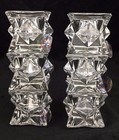 Lead Crystal Star Candlesticks Toscany Classics Set of 6 Stackable St ...