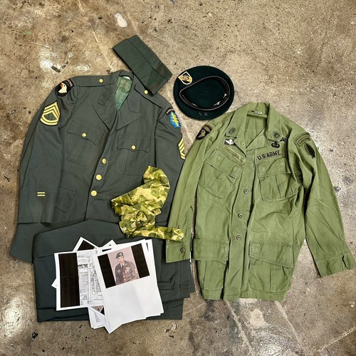 Vietnam War Named Special Forces Uniform Beret Grouping African ...