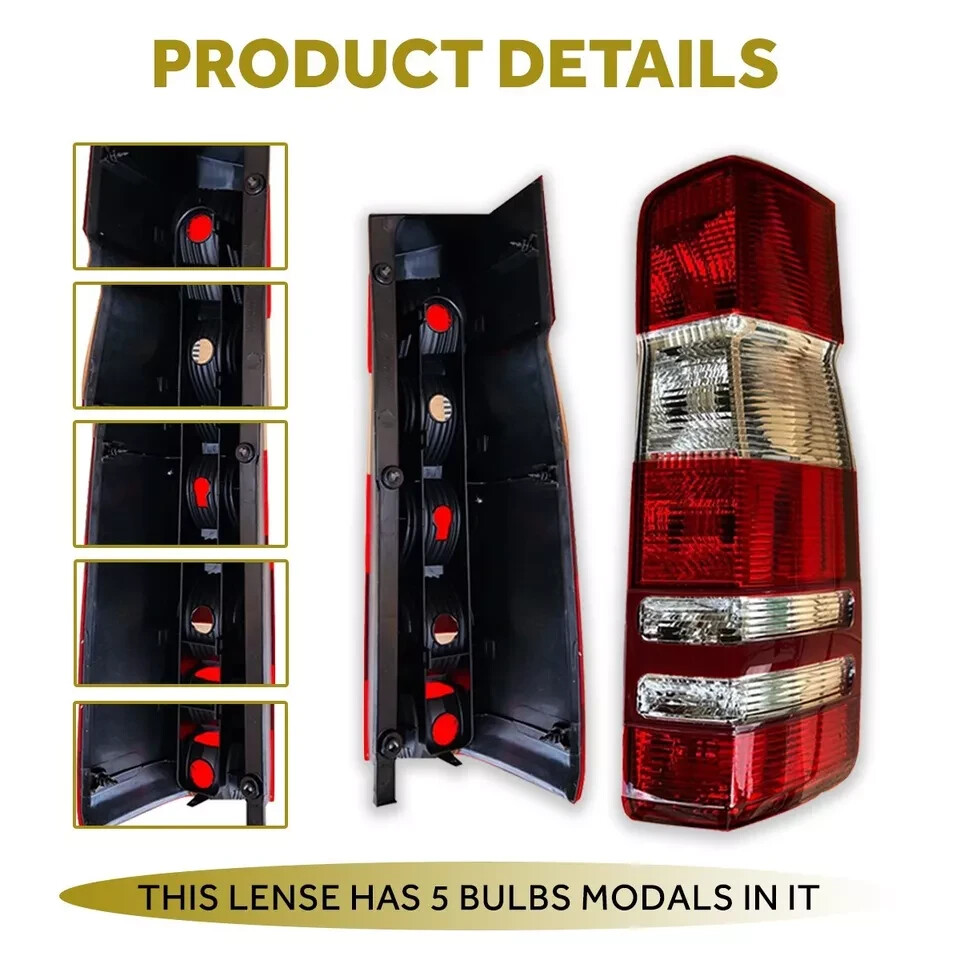 Mercedes Sprinter Tail Light Lens 2500 3500 Right Left Right Pair 2007 ...