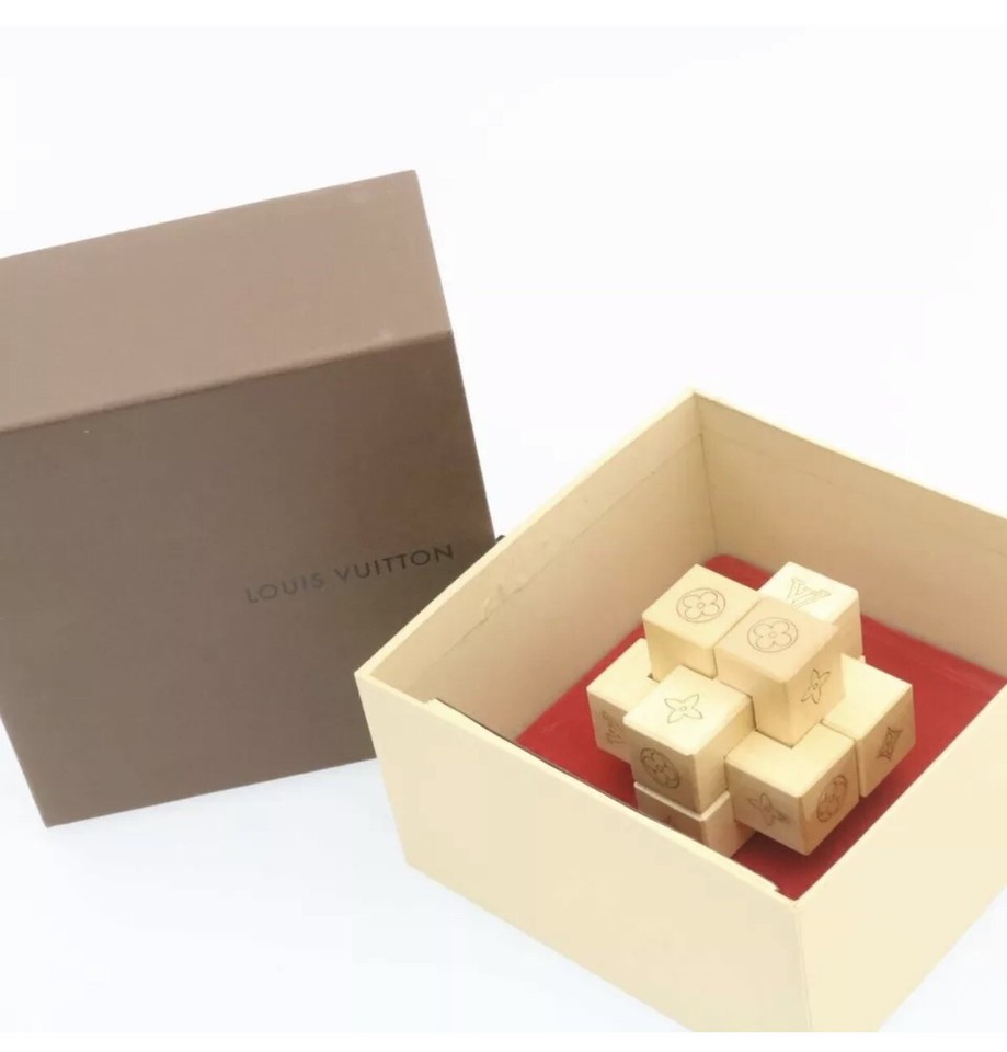 LOUIS VUITTON Monogram Le Pateki Wood Puzzle LV Auth 22905 | eBay