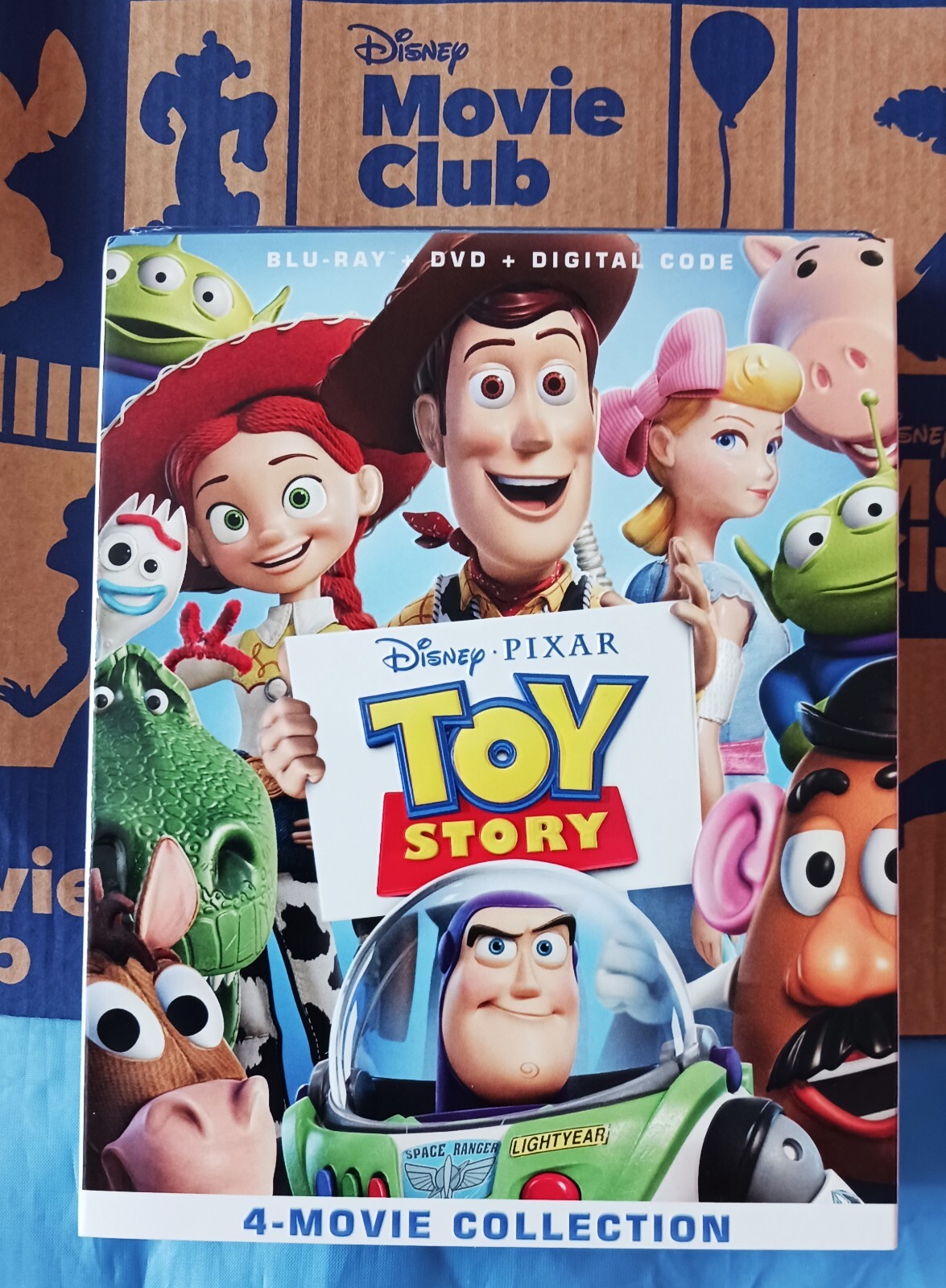 Toy Story: 4-Movie Collection 1 2 3 4 Blu-ray DVD Digital Code ...