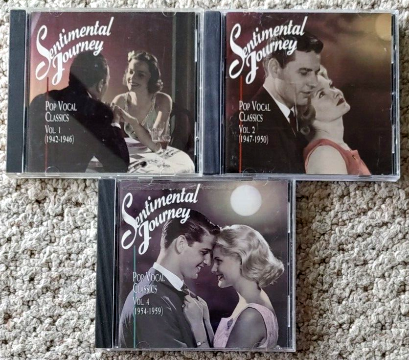 Various Artists: Sentimental Journey: Pop Vocal Classics Vol 1,2&4 [3 ...
