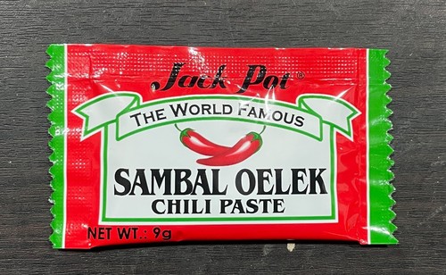 【80 pkts】Jack Pot TO GO Sambal Oelek Chili Paste Packets 9g*80pkts. | eBay
