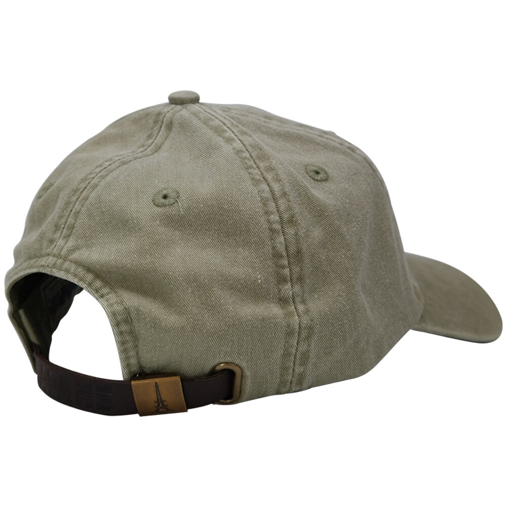 Sunbuster Extra Long Bill 100% Washed Cotton Cap with Leather ...
