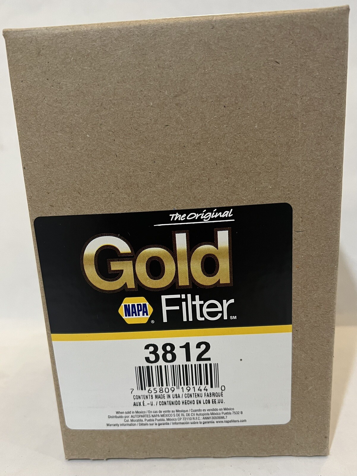 NAPA 3812 - Fuel filter cross reference