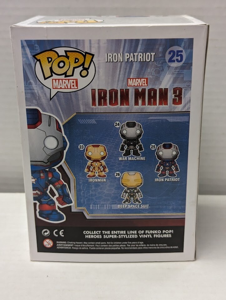 Funko Pop! Vinyl: Marvel - Iron Patriot #25 Figure NEW NIB | eBay