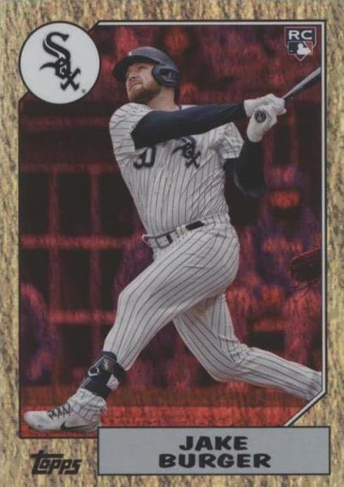 2022 Topps Archives - 1987 Topps Design Jake Burger #212 Red Hot Foil ...