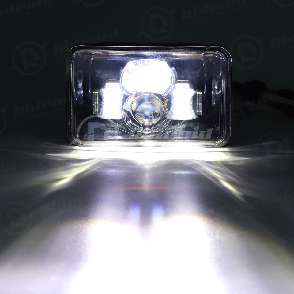 4x6" LED Headlight Hi-Lo Sealed Beam for For Honda XR250 XR250L XR650L ...