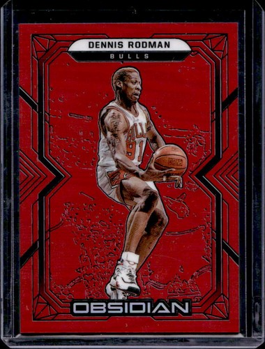 2021-22 Panini Obsidian Dennis Rodman Electric Etch Red Flood #146 | eBay