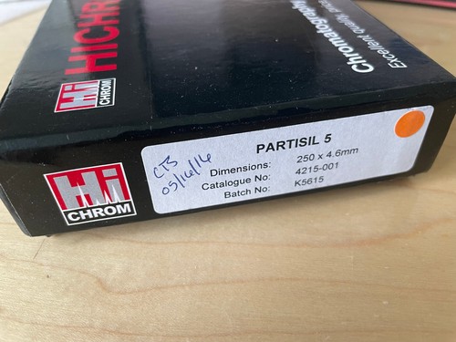 new Hichrom HPLC column Partisil 5 250x4.6 mm 5 µm 4215-001 whatman GE ...