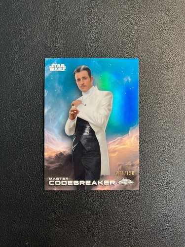 2025 Topps Chrome Star Wars Master Codebreaker Blue Refractor 071/150 ...