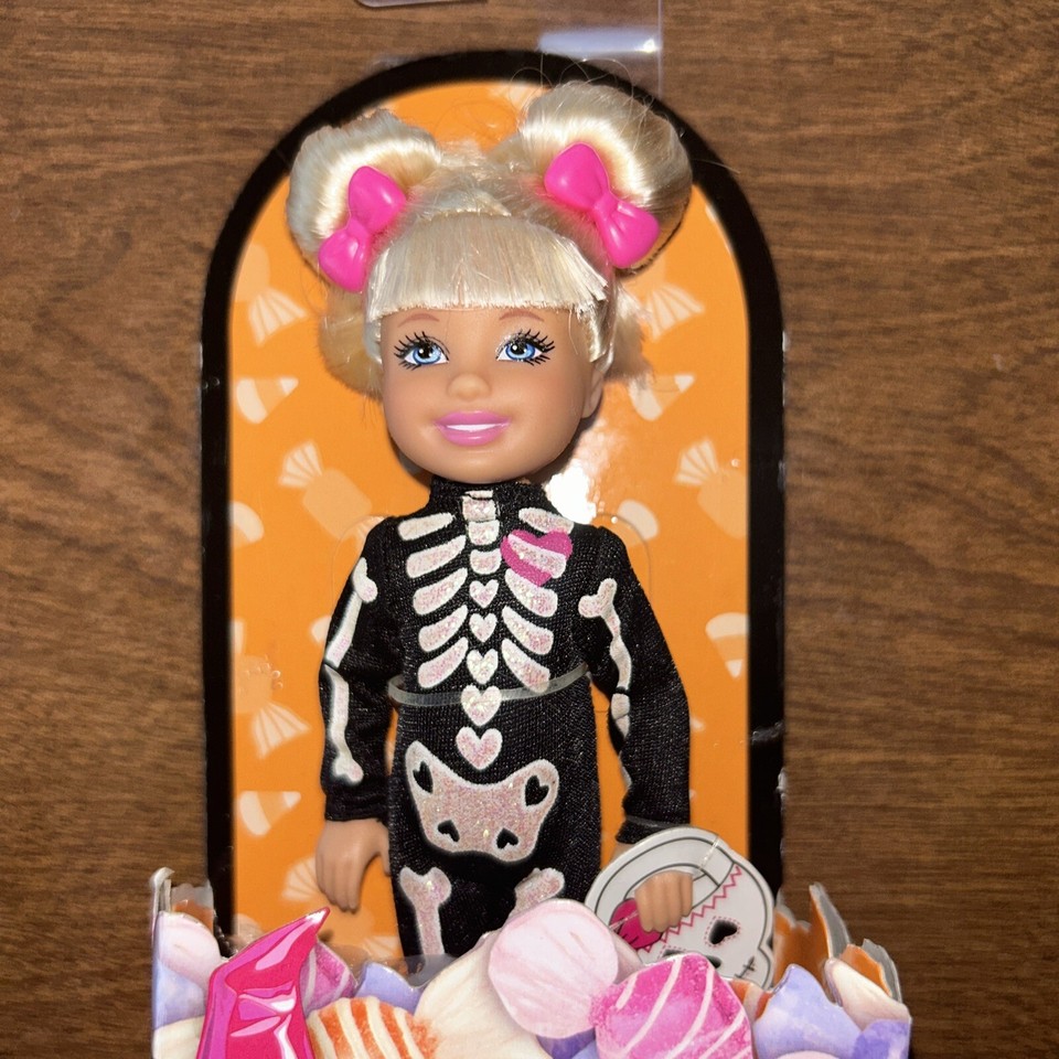 2010 Halloween Chelsea Kelly Doll Skeleton Barbie NRFB V9445 Target ...
