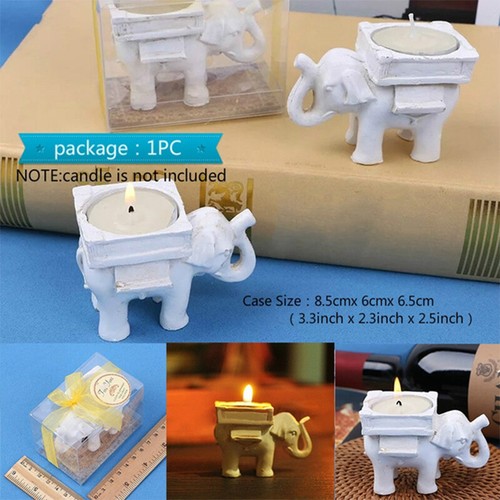 Elephant tea light candle holder wedding home decoration crafts tea ...