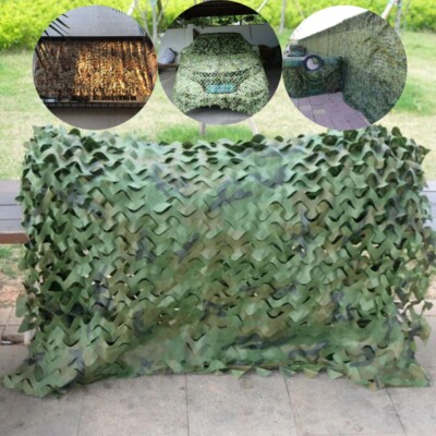 Military Camouflage Netting Hunting Camo Camping Net Woodland Hide Car ...