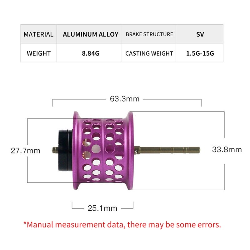 CIRCLEVAST Spool BFS Fishing Reel Refit for Daiwa TATULA CT/CT CS/100 ...