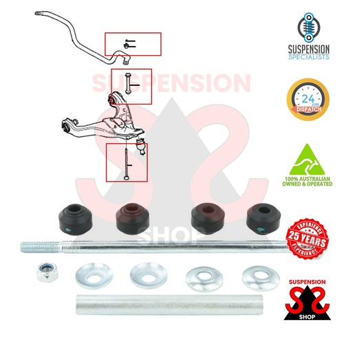 Front Axle Link Pin/Drop Link, Stabiliser Bar Suit FORD USA F-150 4.6 F ...