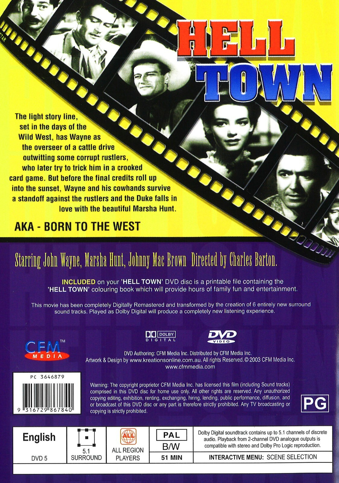 727 A NEW SEALED HELL TOWN DVD Region 4 | eBay Australia