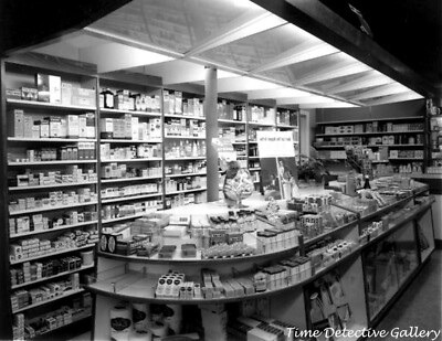 Inside Burdine's Drug Store (2), Tallahassee, Florida -1958- Vintage ...