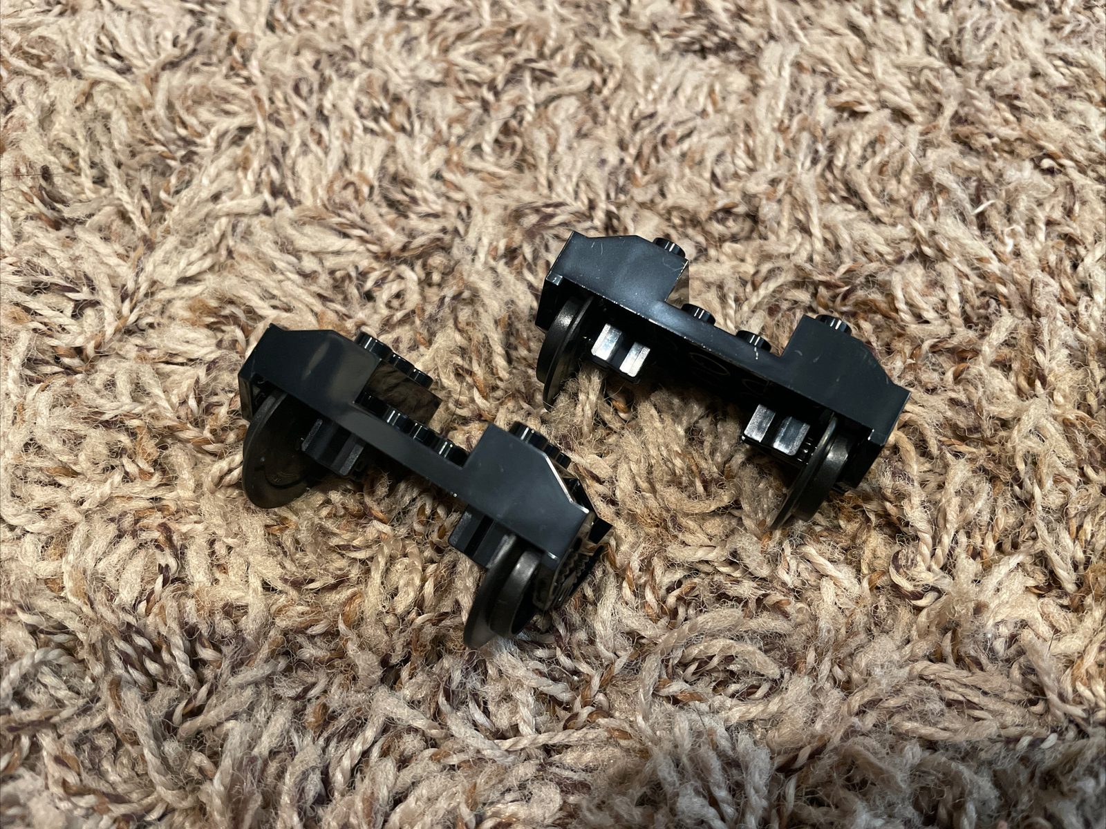 Lego City Train Wheels Assembly x2 New Design, Fits 9V and Power ...