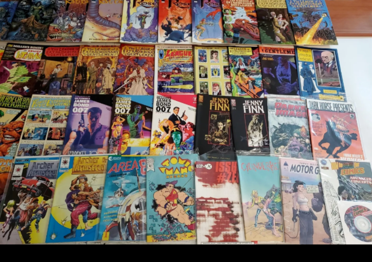 Huge Lot Of Comics - Storage Unit Find - Free Shipping! Comic Book Lots ...