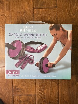 Lomi Fitness Cardio Workout Kit With 3 Essential Cardio Items, Ruby NEW! | eBay