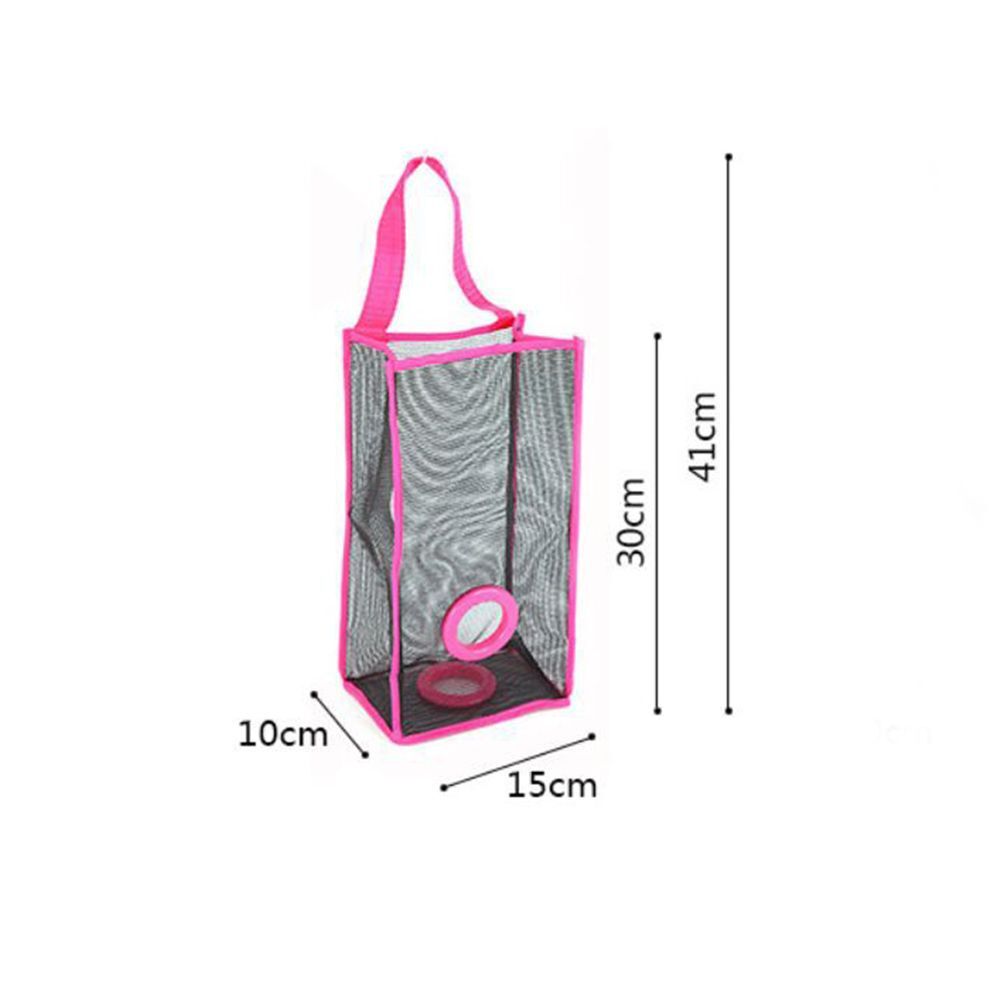 Practical Recycle Plastic Breathable Mesh Garbage Bag Storage Hanging ...