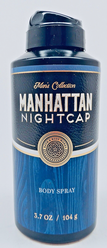 3 BATH & BODY WORKS MEN'S COLLECTION MANHATTAN NIGHTCAP BODY SPRAY MIST ...