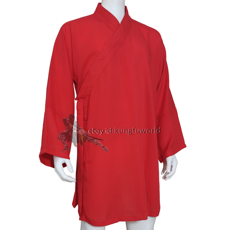 Cotton Wudang Taoist Robe Tai Chi Jacket Shaolin Monk Kung fu Martial ...