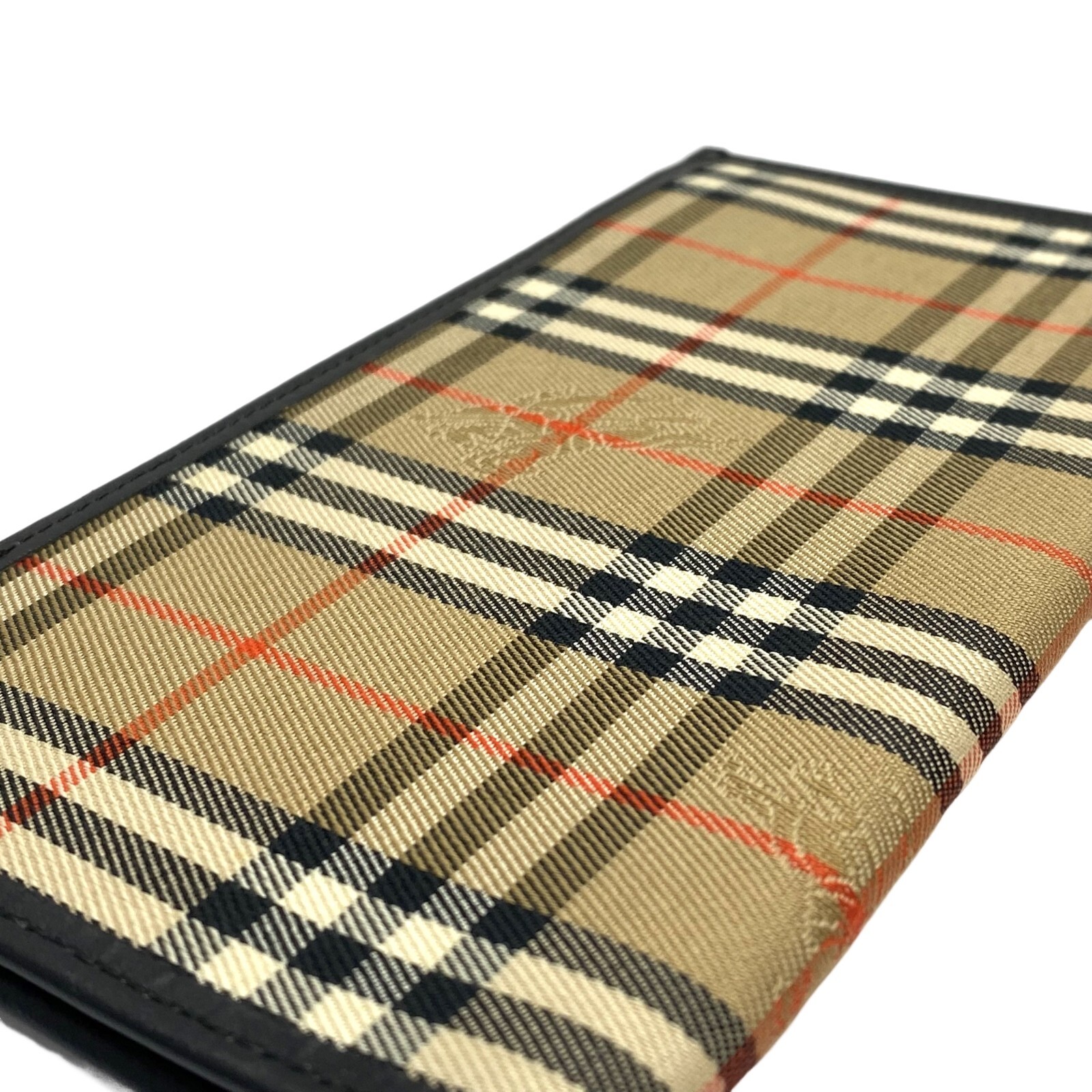 Burberry Vintage Notebook Cover Billfold British Chec… - Gem