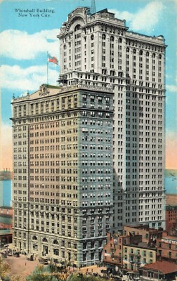 Postcard New York City Whitehall Building New York | eBay