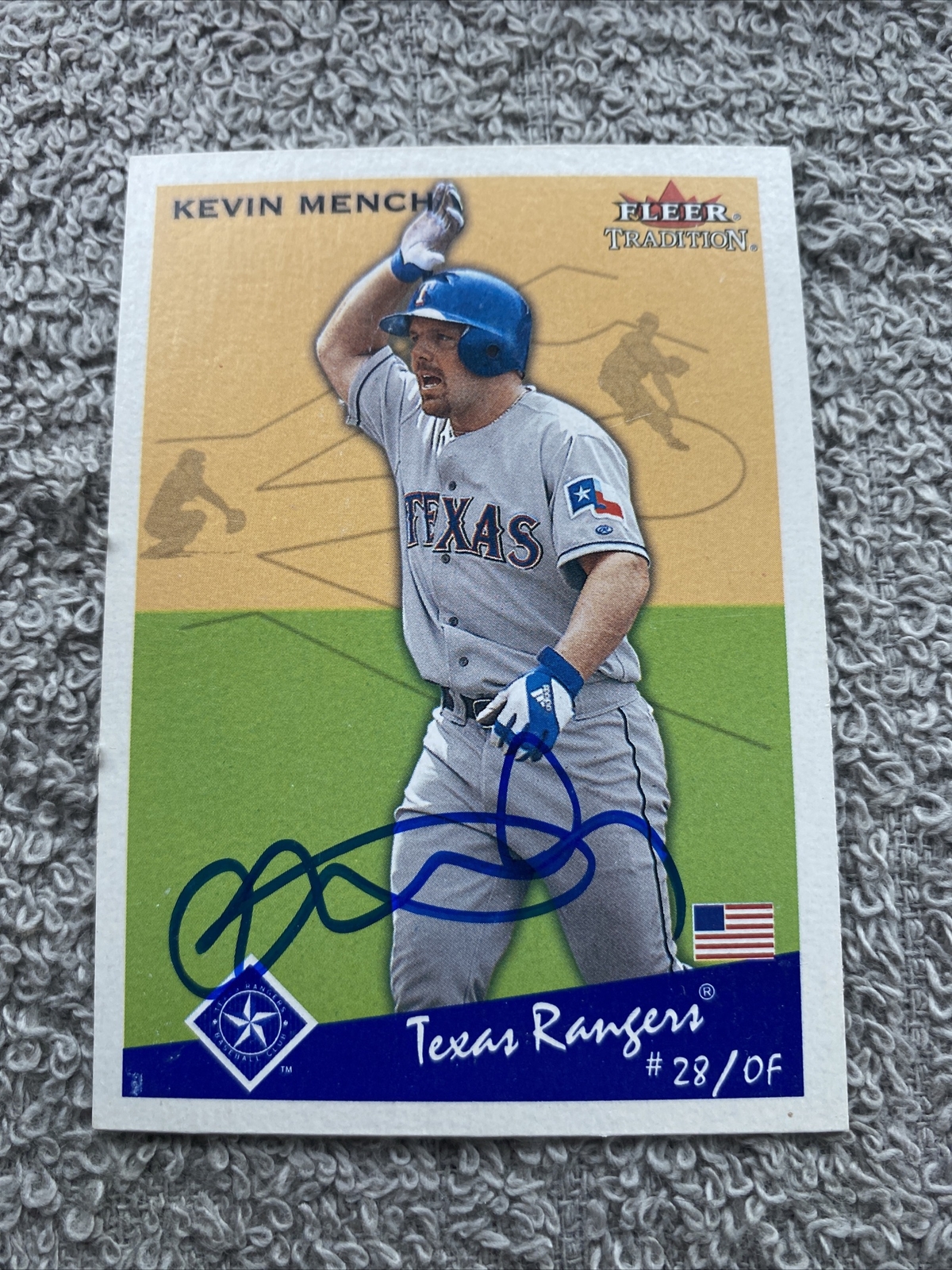 Kevin Mench autographed Baseball Card (Texas Rangers) 2002 Fleer ...