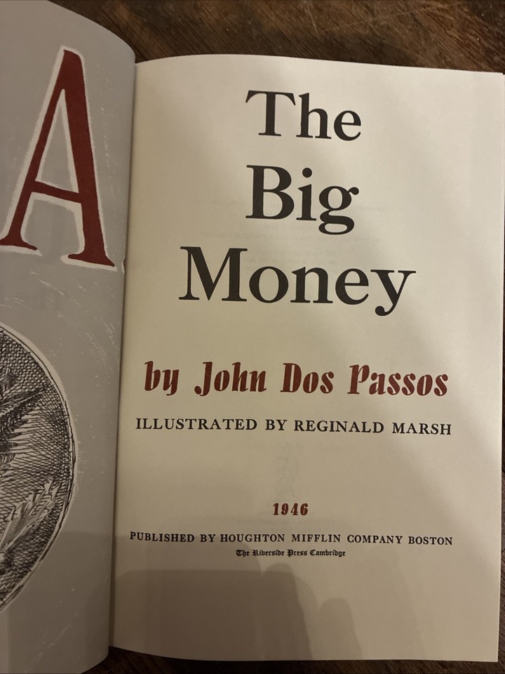 USA Trilogy by John Dos Passos 1946 Houghton Mifflin Co HC w/DJ | eBay