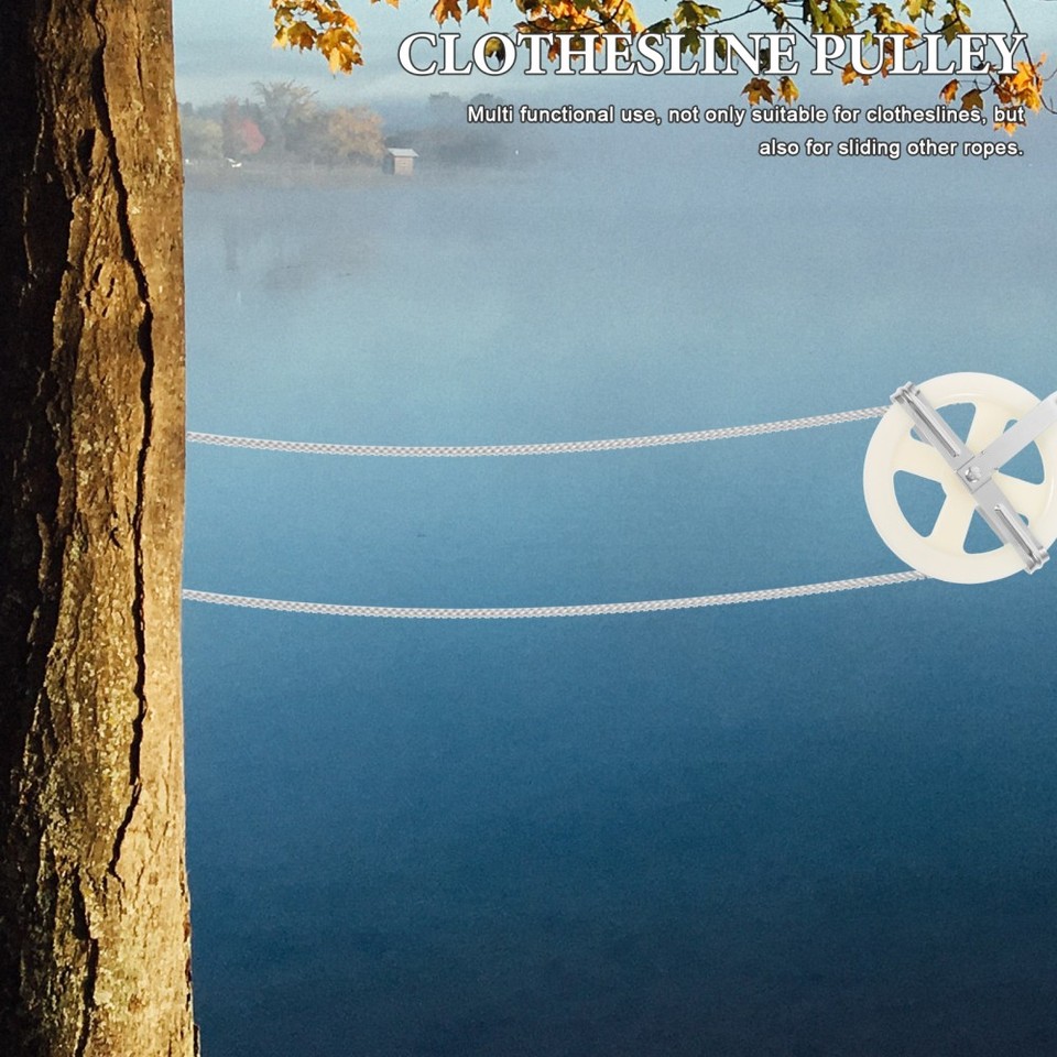 Clothesline Pulley Clothes String Pulley Clothes Line Pulley Hanging ...