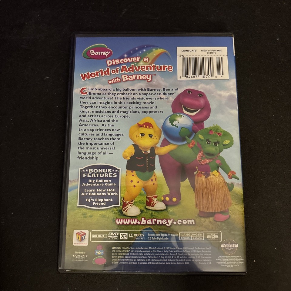 Barney Big World Adventure: The Movie (DVD, 2011, Widescreen) Universal ...