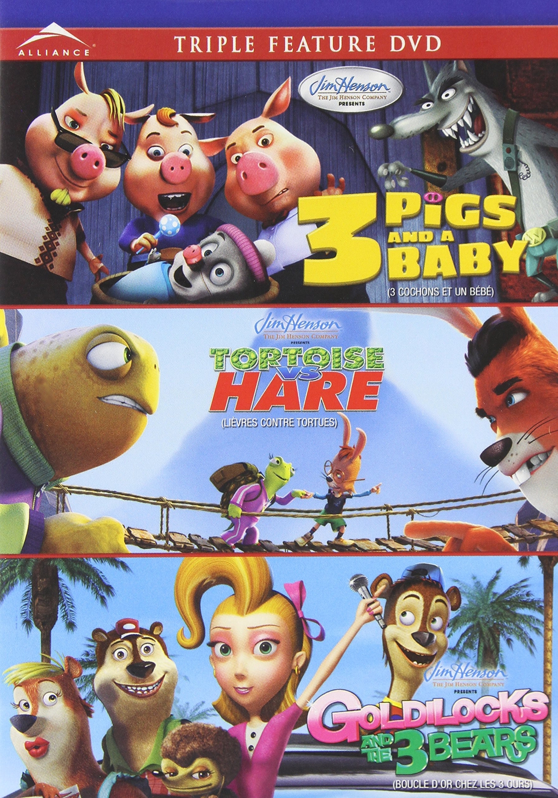 Unstable Fables: Triple Feature (3 Pigs and a Baby / Tortoise vs Hare ...