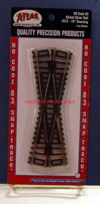 Atlas #572~HO~Code 83~19 Degree Crossing~Snap-Track~ | eBay