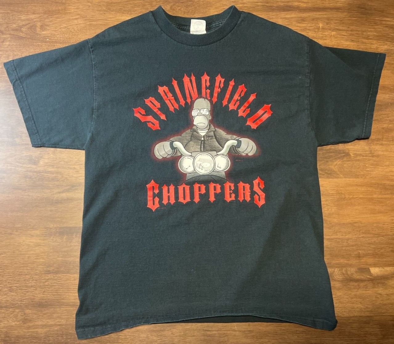Vintage Y2K The Simpsons Springfield Choppers L Delta… - Gem