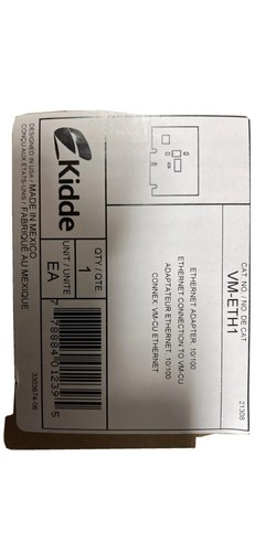 KIDDE VM-ETH1 - Ethernet Adapter, 10/100, Provides Ethernet Connection ...