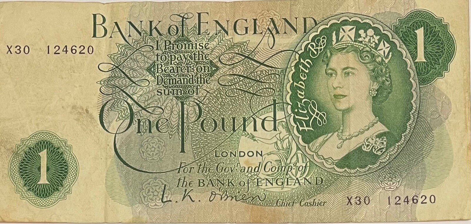 OLD BRITISH BANK NOTES 10 SHILLINGS, ONE POUND £1. CHOOSE YOUR TYPE ...