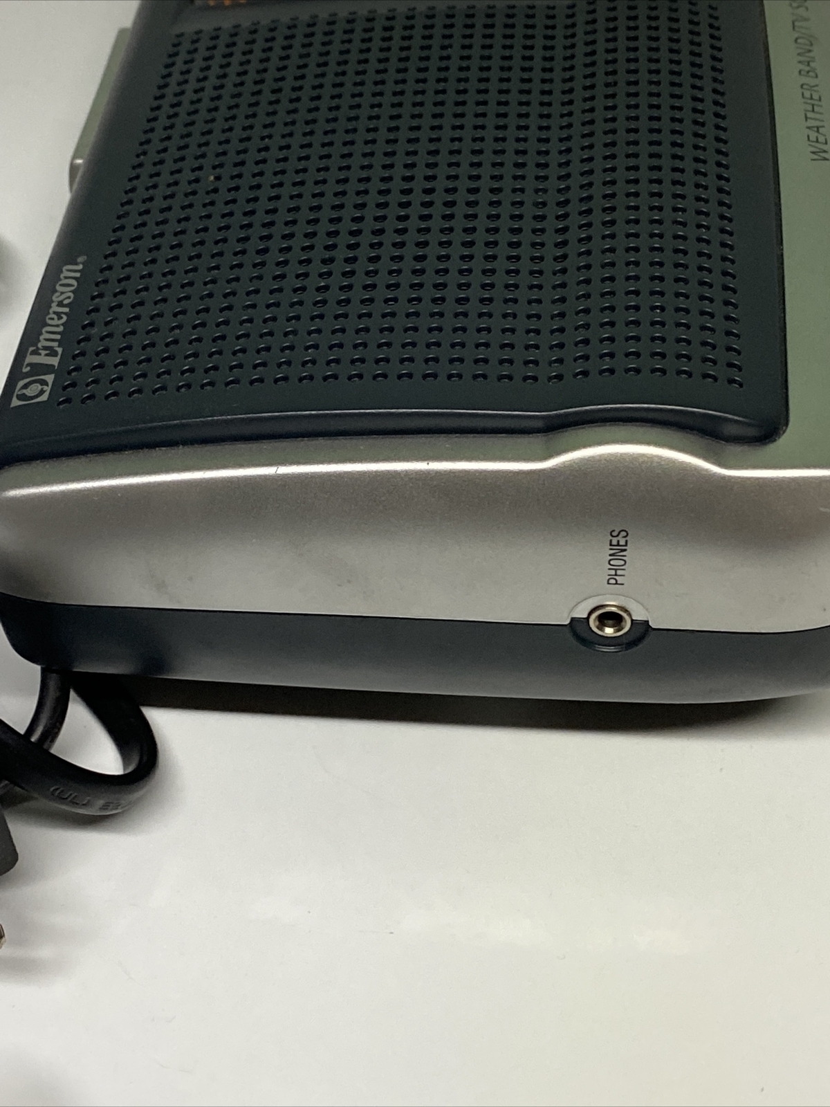 Emerson TV Sound/AM/FM/ Instant Weather Band Portable Radio Mod No ...