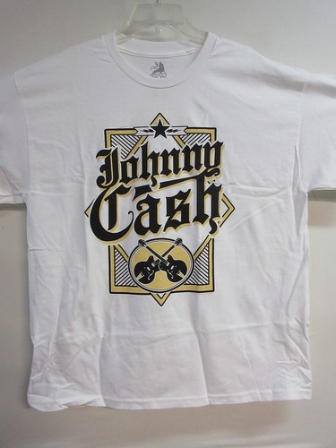 JOHNNY CASH OFFICIAL OLD STOCK MERCH BAND CONCERT MUSIC T- SHIRT EXTRA ...