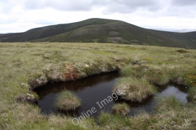 Photo 6x4 Bog pool on Carn na h-Ailig Looking towards Geal Charn c2010 ...