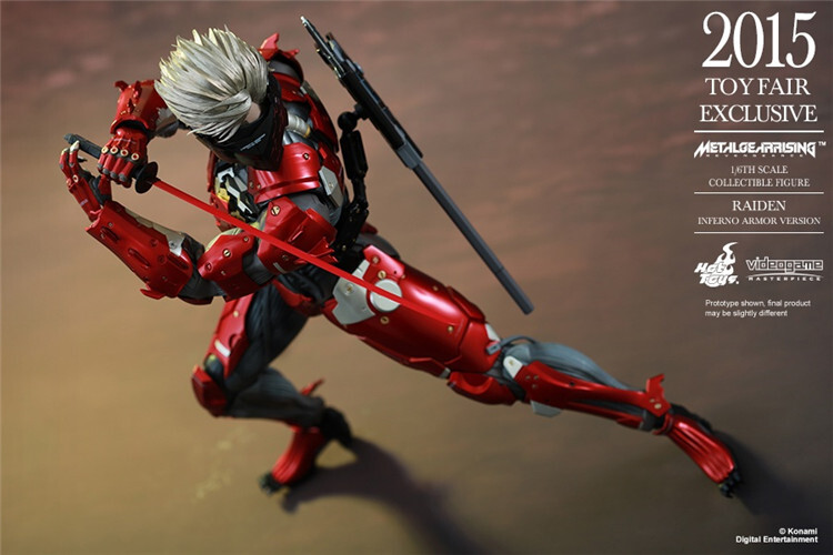 Hot Toys VGM19 Metal Gear Rising Revengeance Raiden Inferno Armor ...