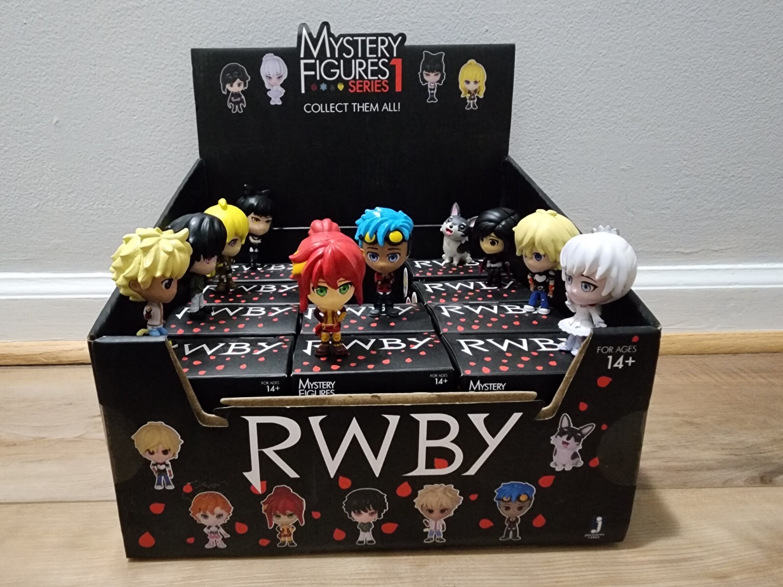 RWBY Jazwares Mystery Figures COMPLETE SET With Display 2016 Series 1 ...
