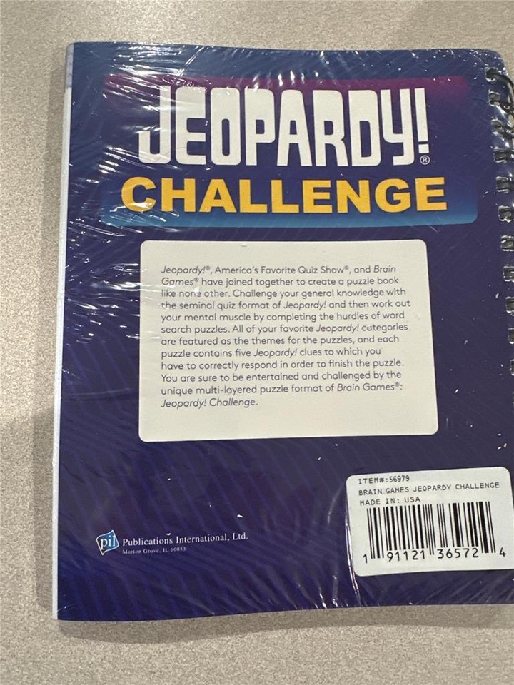 Brain Games Jeopardy Challenge Clues & Word Searches NEW | eBay