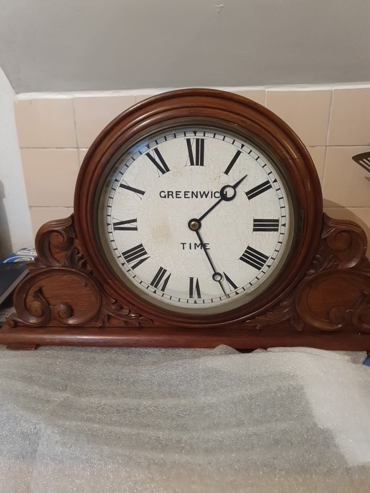 Vintage BANK CLOCK | eBay UK