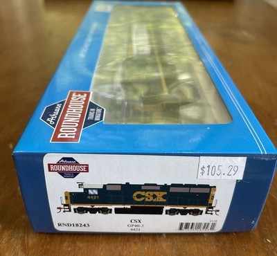 Athearn Roundhouse #18243 HO scale "CSX" GP40-2 Rd. #4421 DCC Ready | eBay