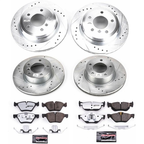 Power Stop K4103-26 Z26 Street Warrior 1-Click Brake Kit Front And Rear ...
