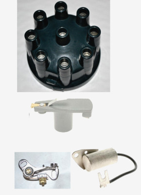 FORD 289 302 351 390 400 427 428 429 DISTRIBUTOR CAP POINTS ROTOR ...